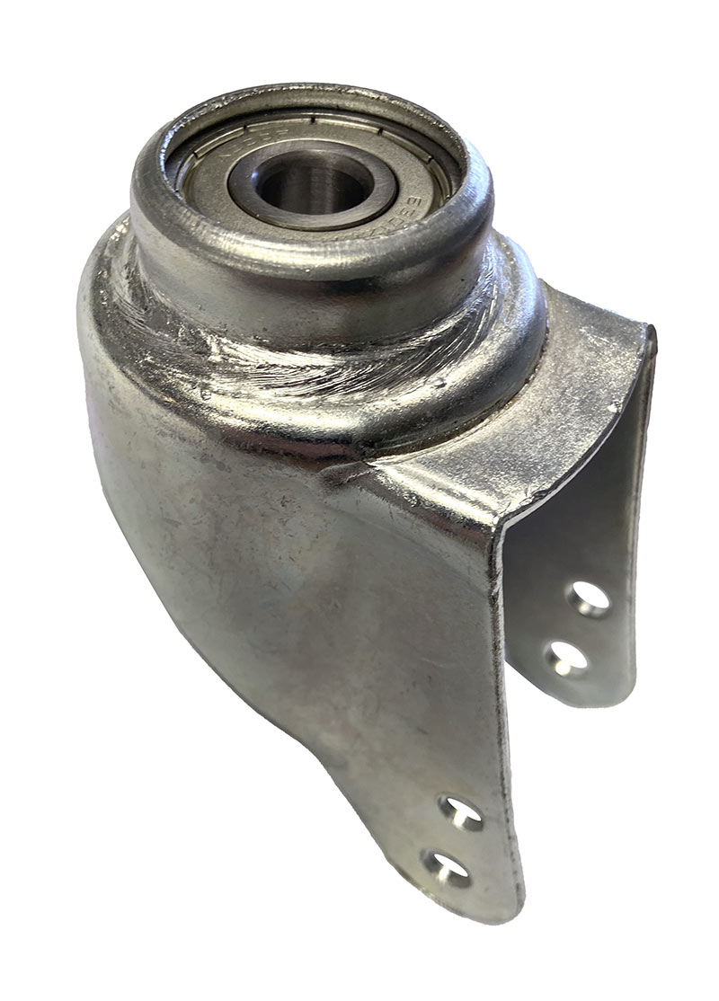 Supermarket castor swivel fork | Fallshaw Wheels & Castors