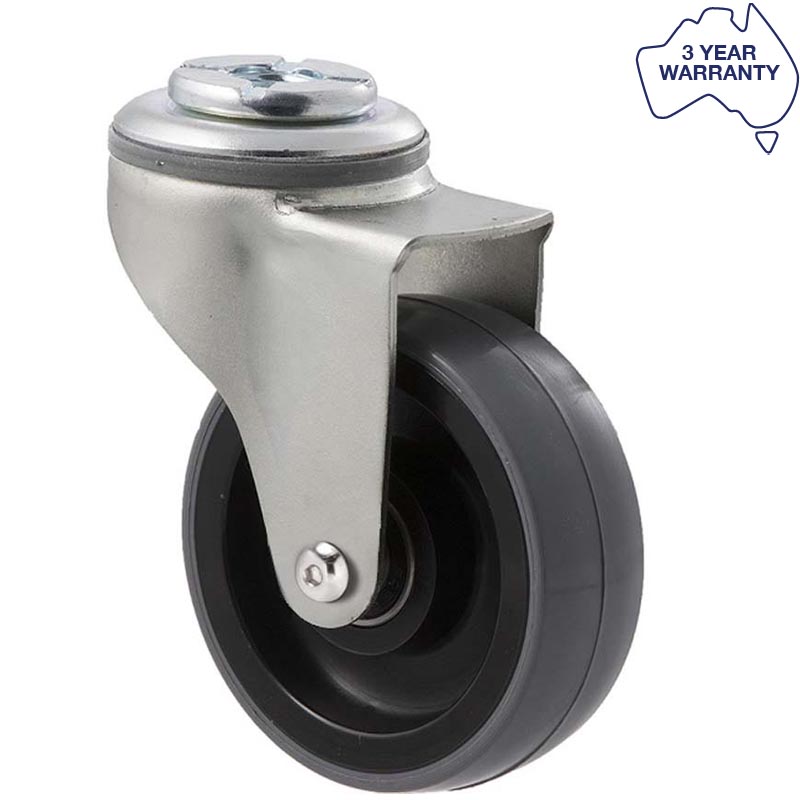 K Series castor, 75mm x 28mm x 23mm polyurethane (PU) wheel, precision ...