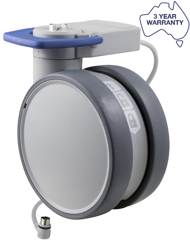 Trinity EBC medical castor, 150mm conductive wheel, 90 degree pedal ...